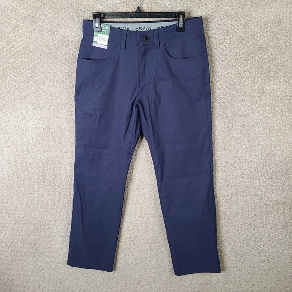 Orvis | Pants | Orvis Tech Pants Mens 3x29 Blue Stretch Water Repellent ...